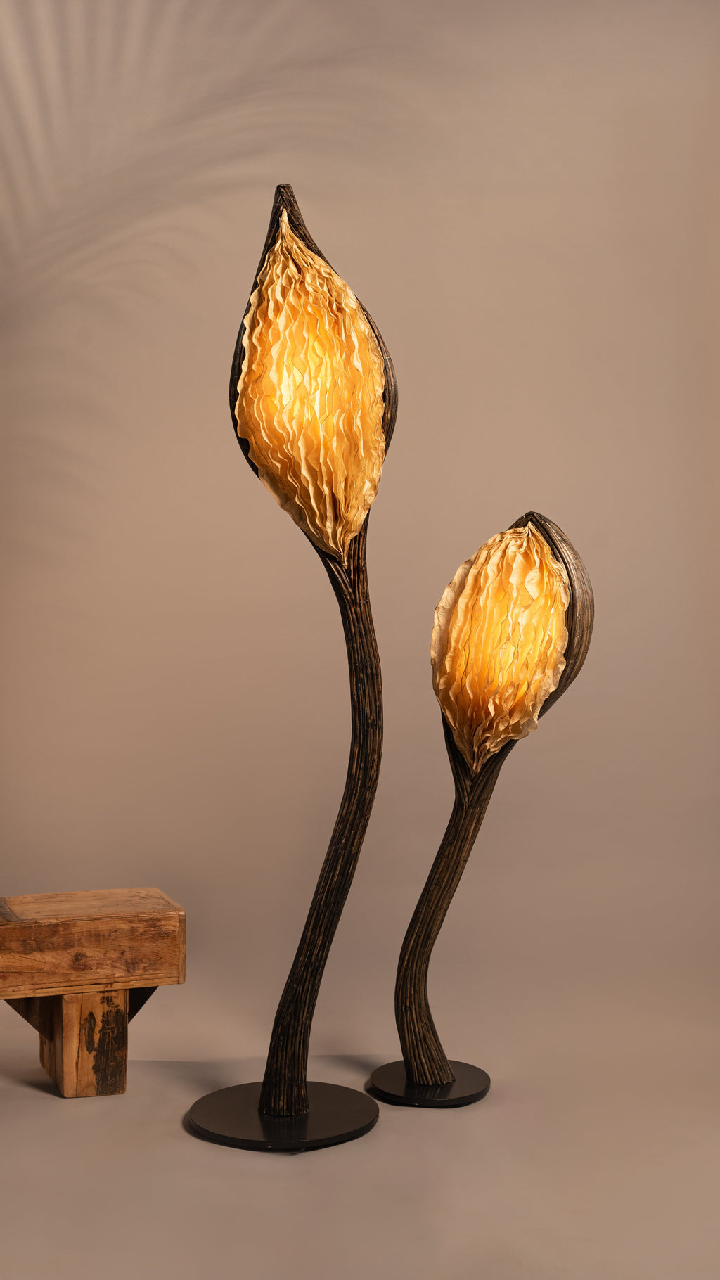 Peace Lily Floor Lamp (Small) – 47-A